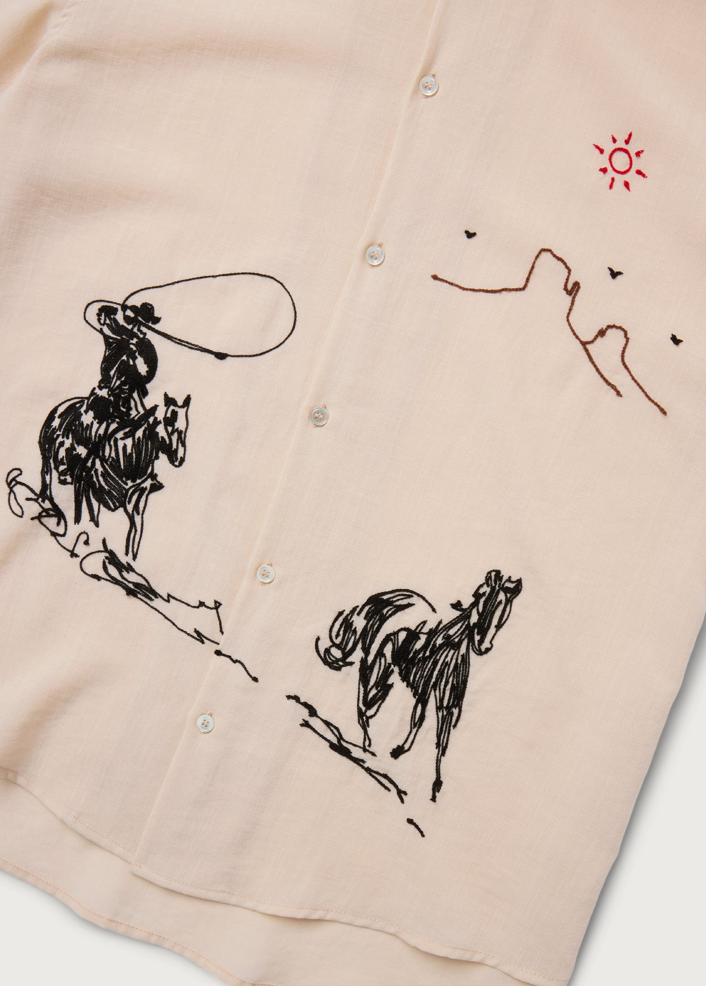 Into The Distance Camp Shirt | Ivory | One of These Days – One Of These ...