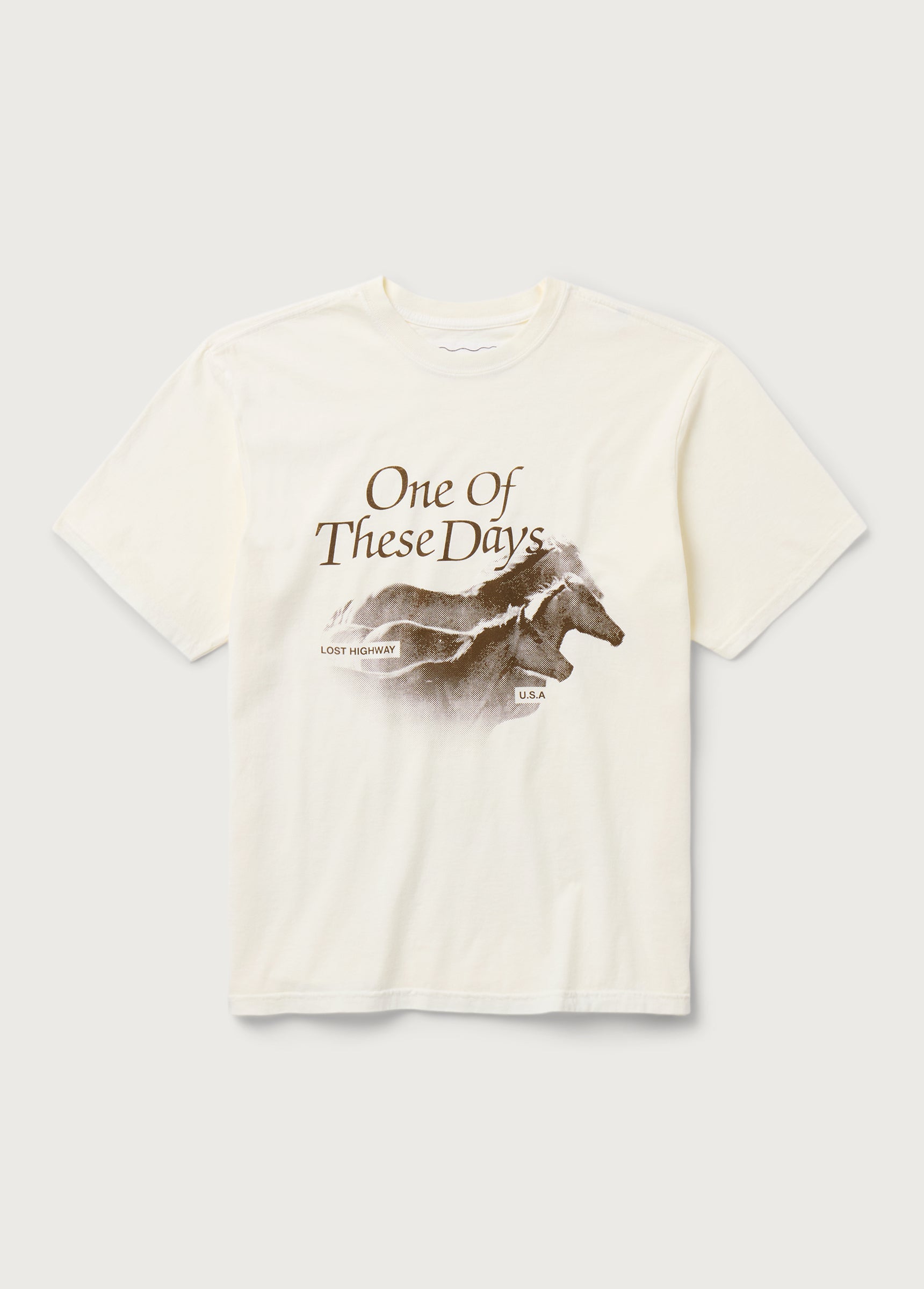 Lost Highway Tee | Bone | FW25 | One Of These Days