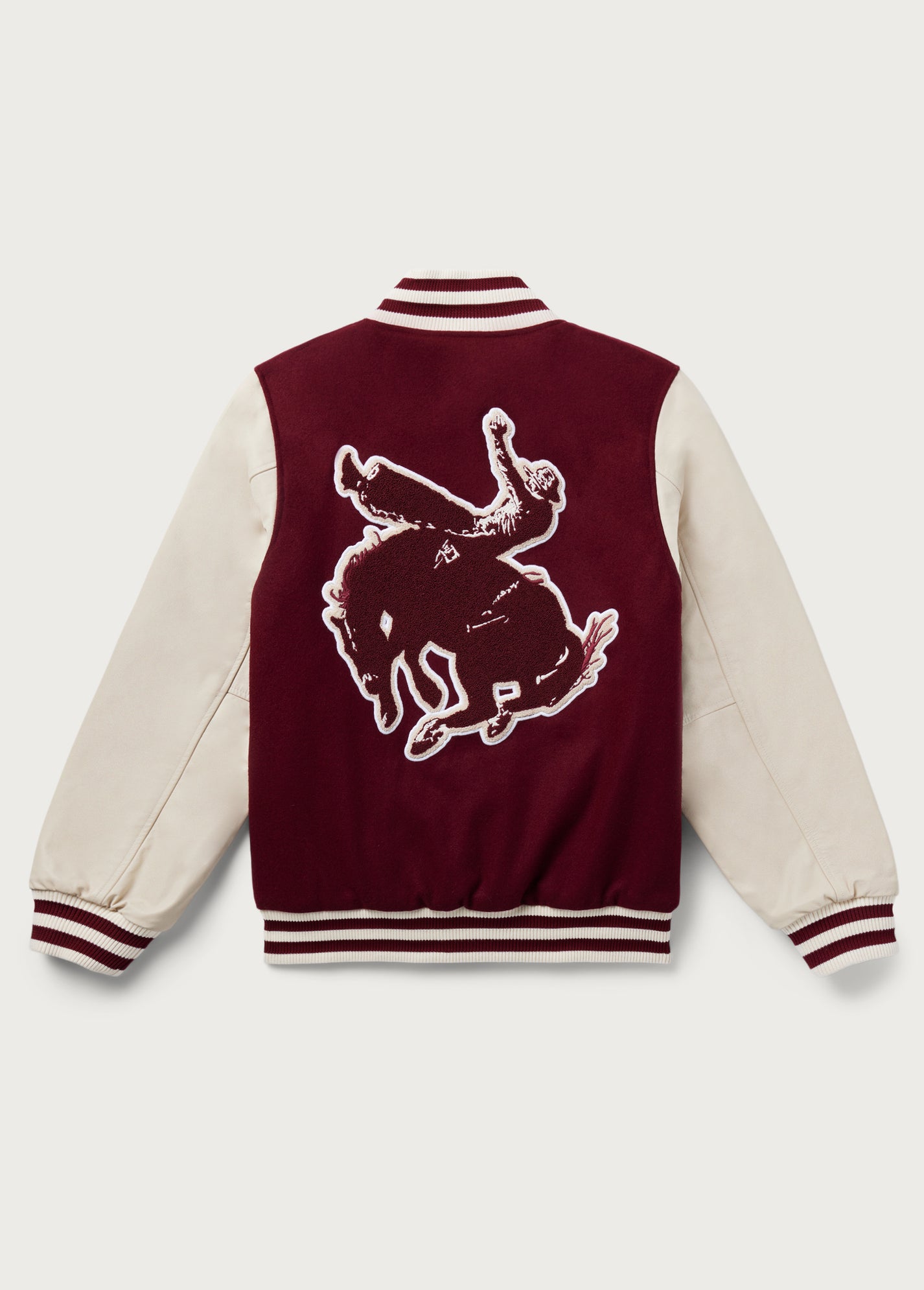 Horseshoe Varsity Jacket | Cardinal | Crossroads Of The Big Sky ...