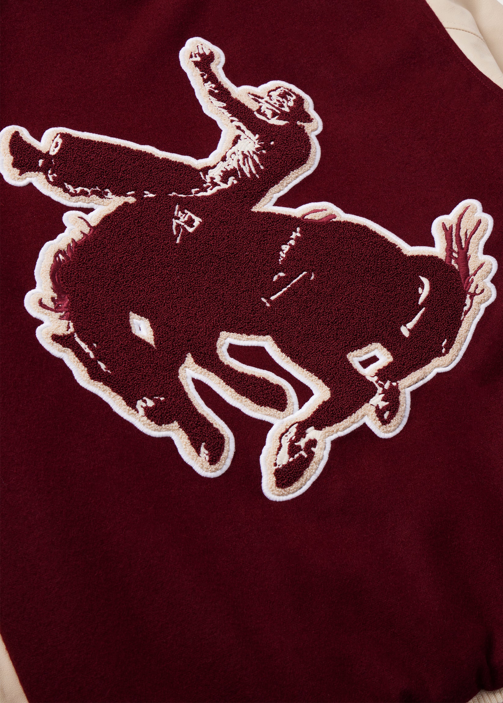 Horseshoe Varsity Jacket | Cardinal | Crossroads Of The Big Sky ...