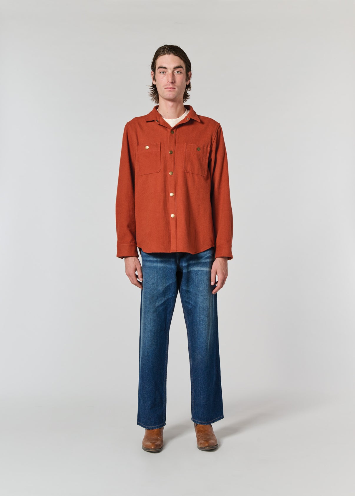 Overshirt | Rust | Crossroads Of The Big Sky Collection | One Of These Days