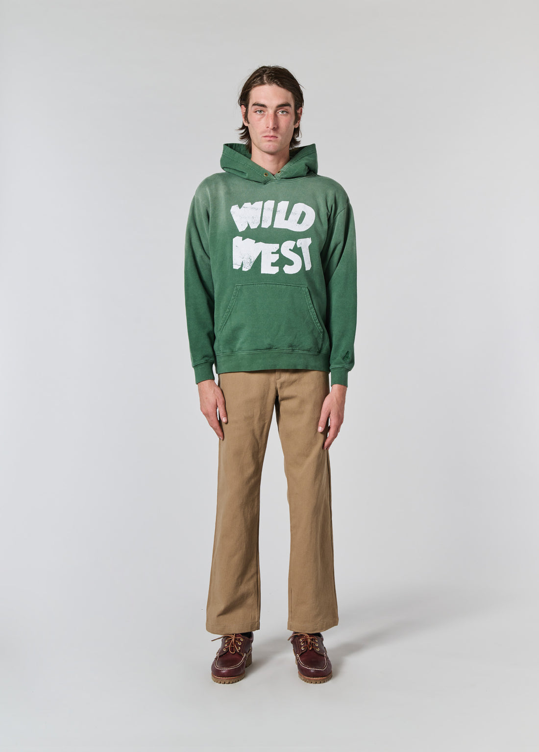 Wild West Hooded Sweatshirt | Forest Green | Crossroads Of The Big Sky ...