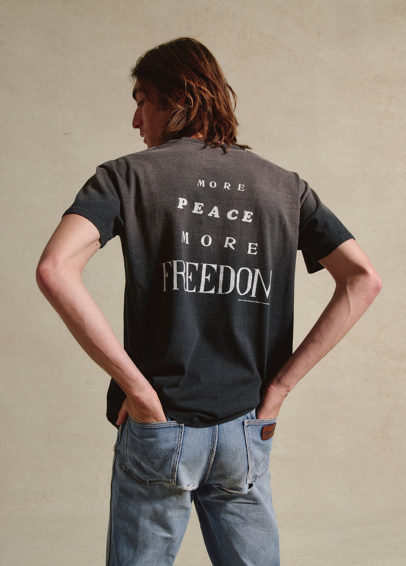 More Peace, More Freedom Tee | Washed Black | A Fantasy | One Of These Days