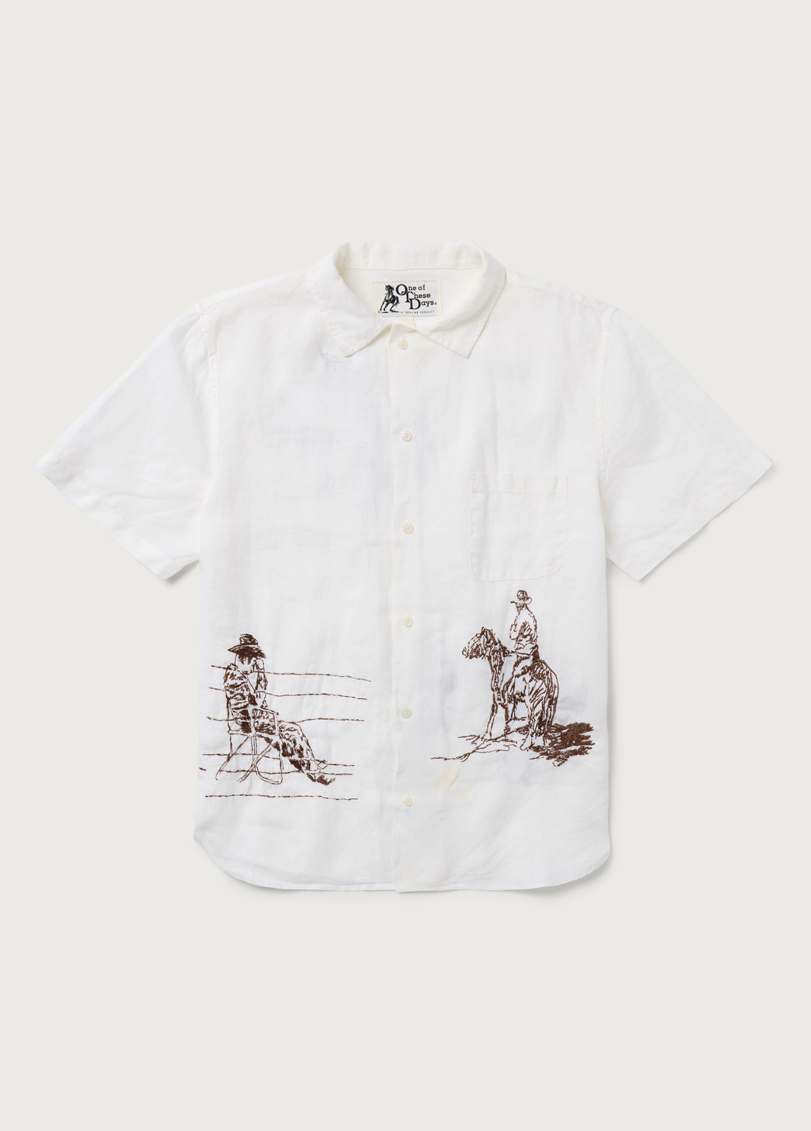 Remember Me Camp Shirt | Ivory | FW25 | One Of These Days