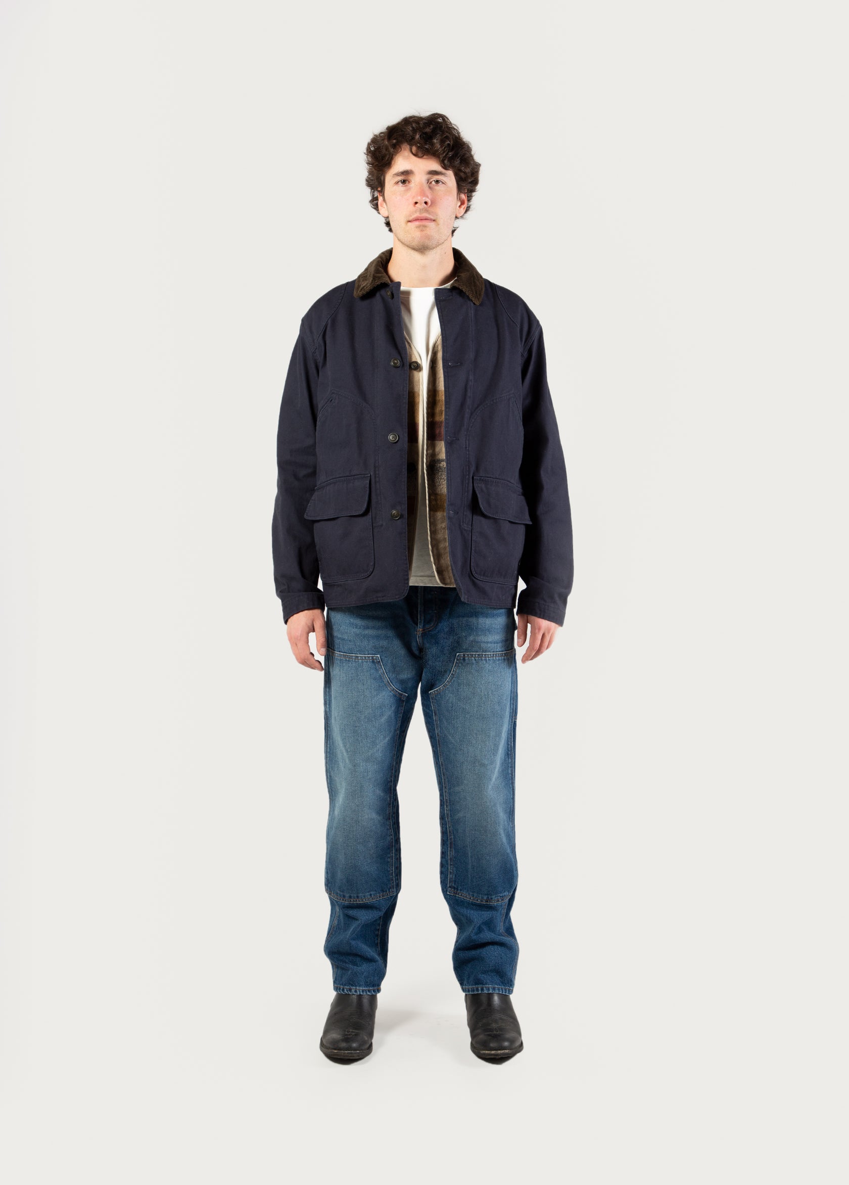 3 In 1 Jacket | Navy / Brown – One Of These Days