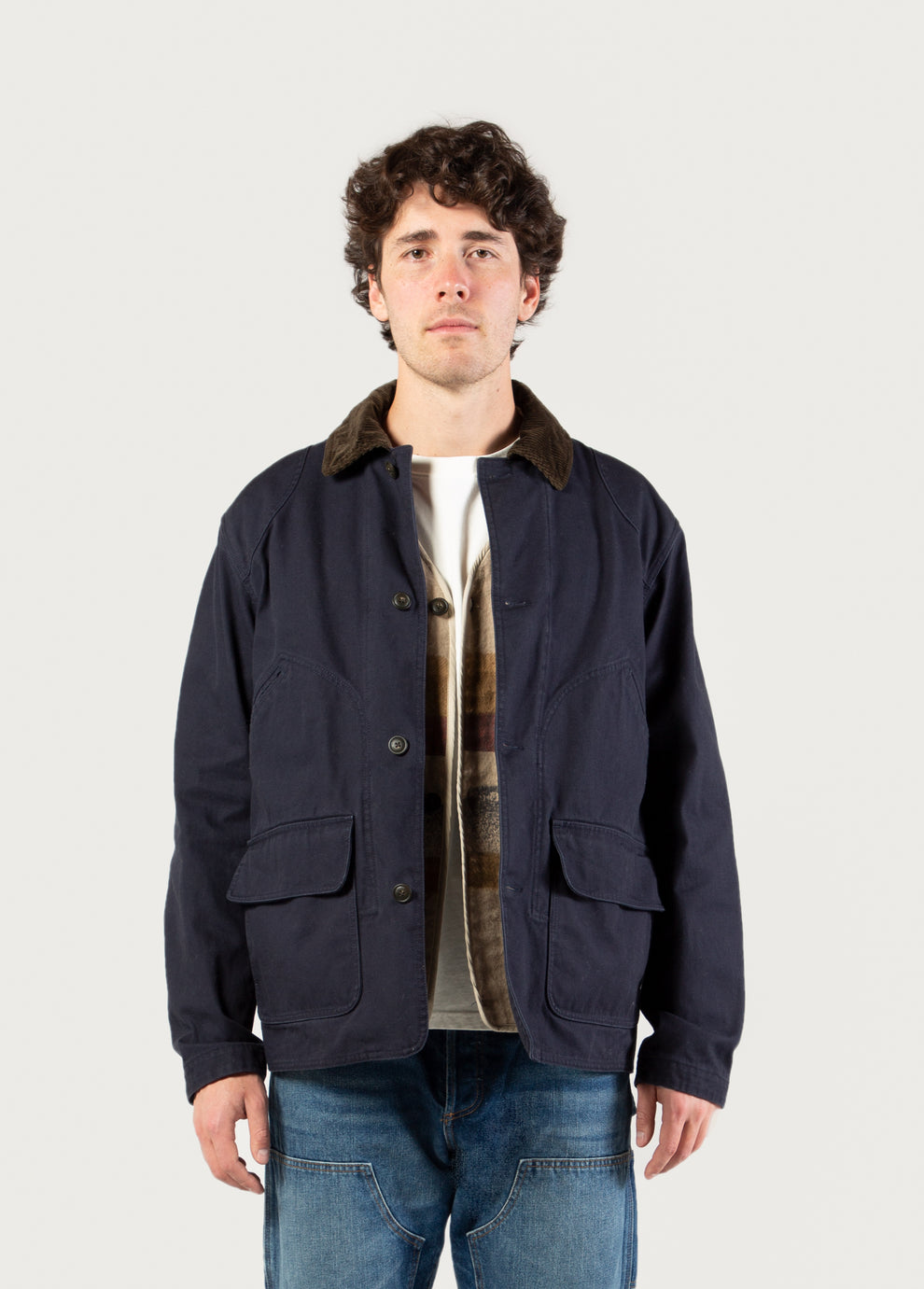 3 In 1 Jacket | Navy / Brown – One Of These Days