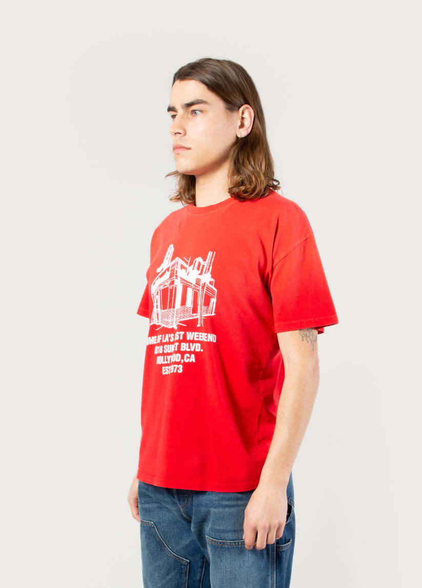 Lost Weekend Bar Tee | Red | Lost Weekend Collection | One Of These Days